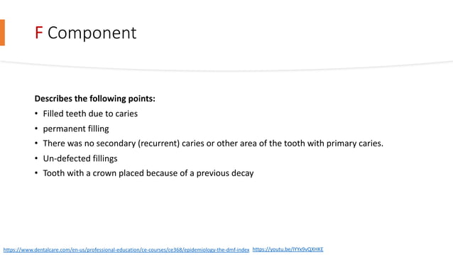 DMFT Index | PDF | Dental Health | Diseases and Conditions