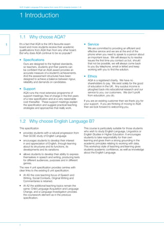 AQA English Language Markscheme | PDF