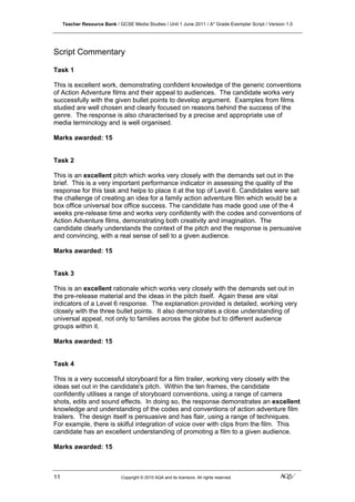 Unit 4 AQA - A* -star-exemplar-2011 | PDF