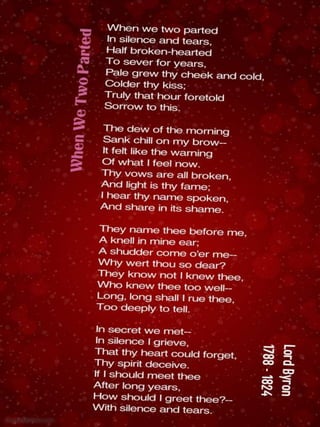 Aqa anthology-2017-love-and-relationships-poetry-posters[1] | PPTX