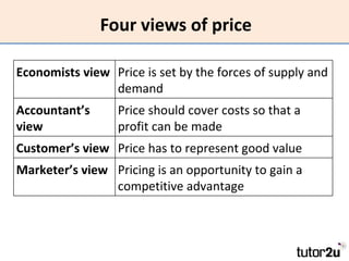 Marketing - Pricing | PPT