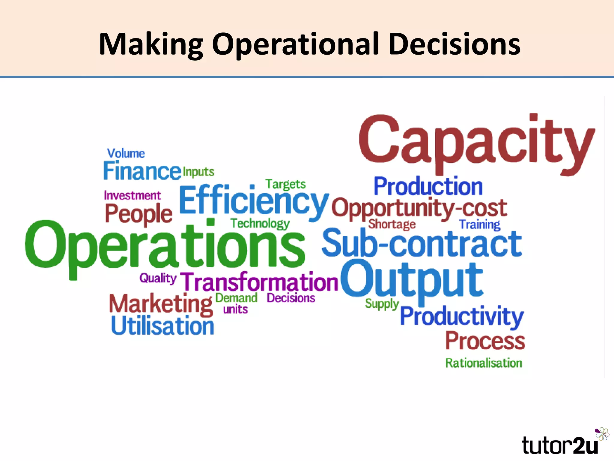 Operations - Decisions | PPT