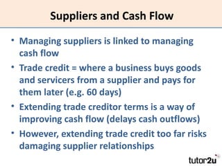 Operations - Working with Suppliers | PPT