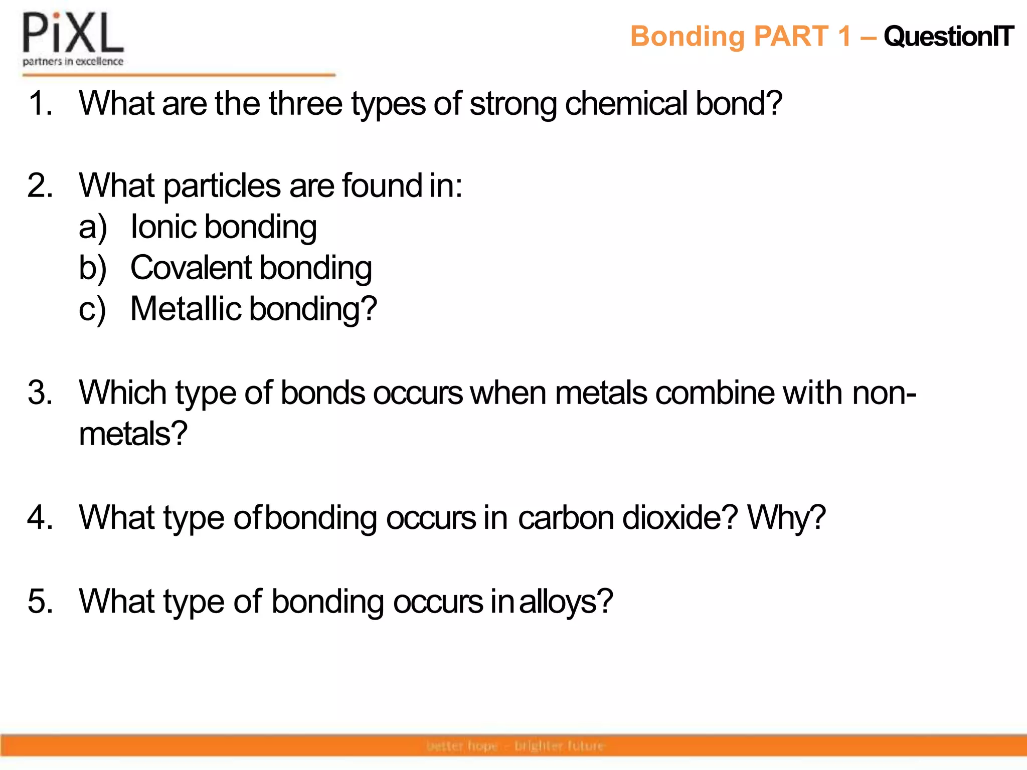 Aqa chemistry-bonding-structure-and-the-properties-of-matter-know it ...