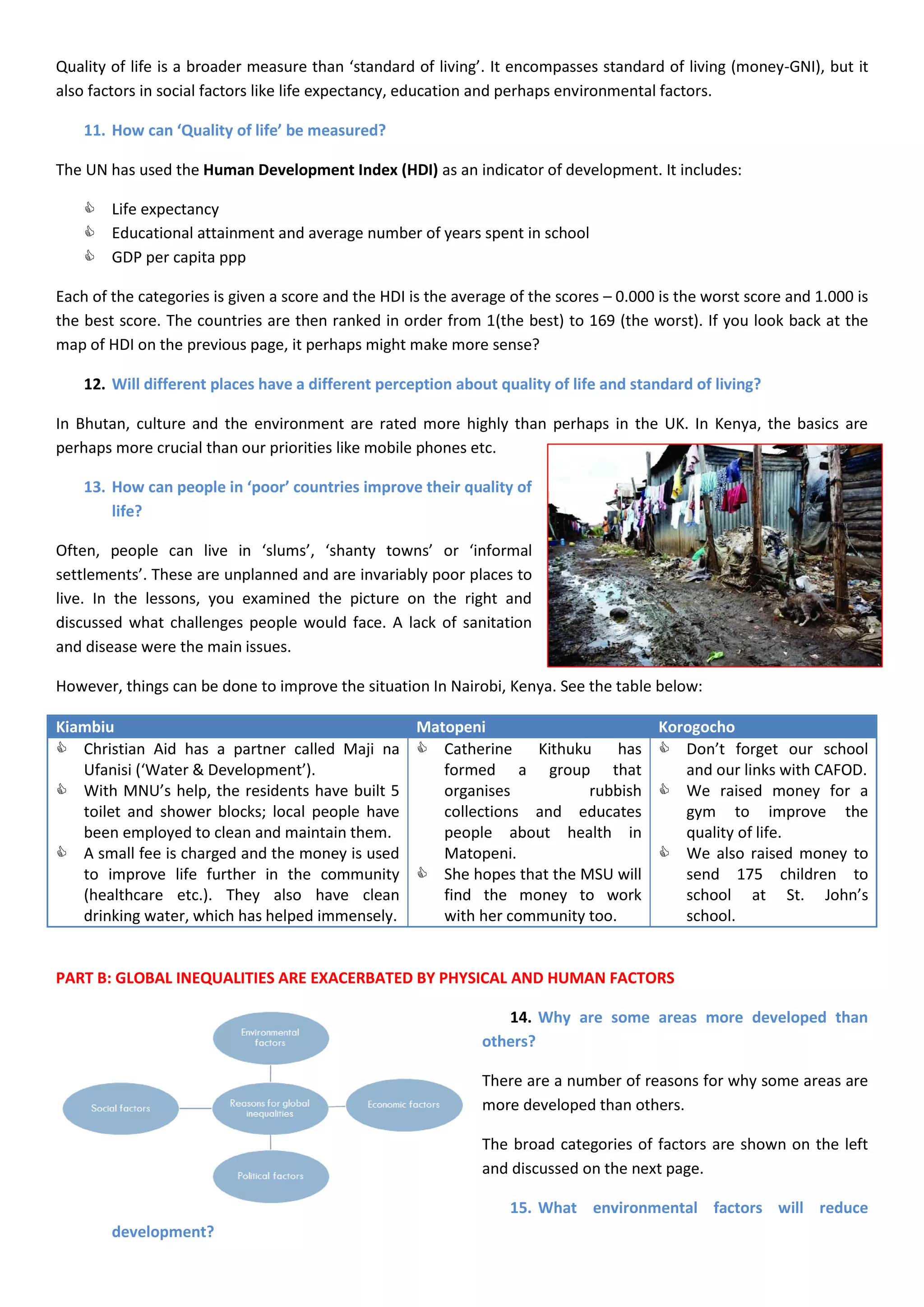 Aqa development gap revision | PDF