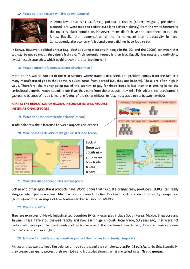 Aqa development gap revision | PDF