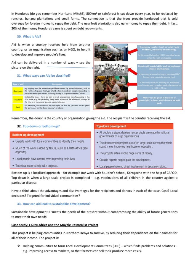 Aqa development gap revision | PDF