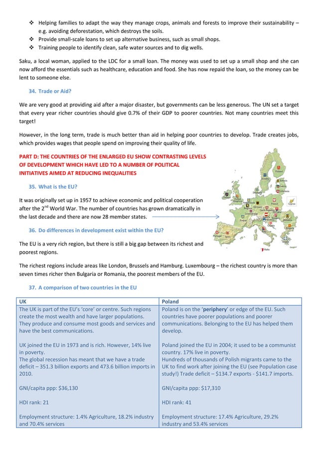 Aqa development gap revision | PDF