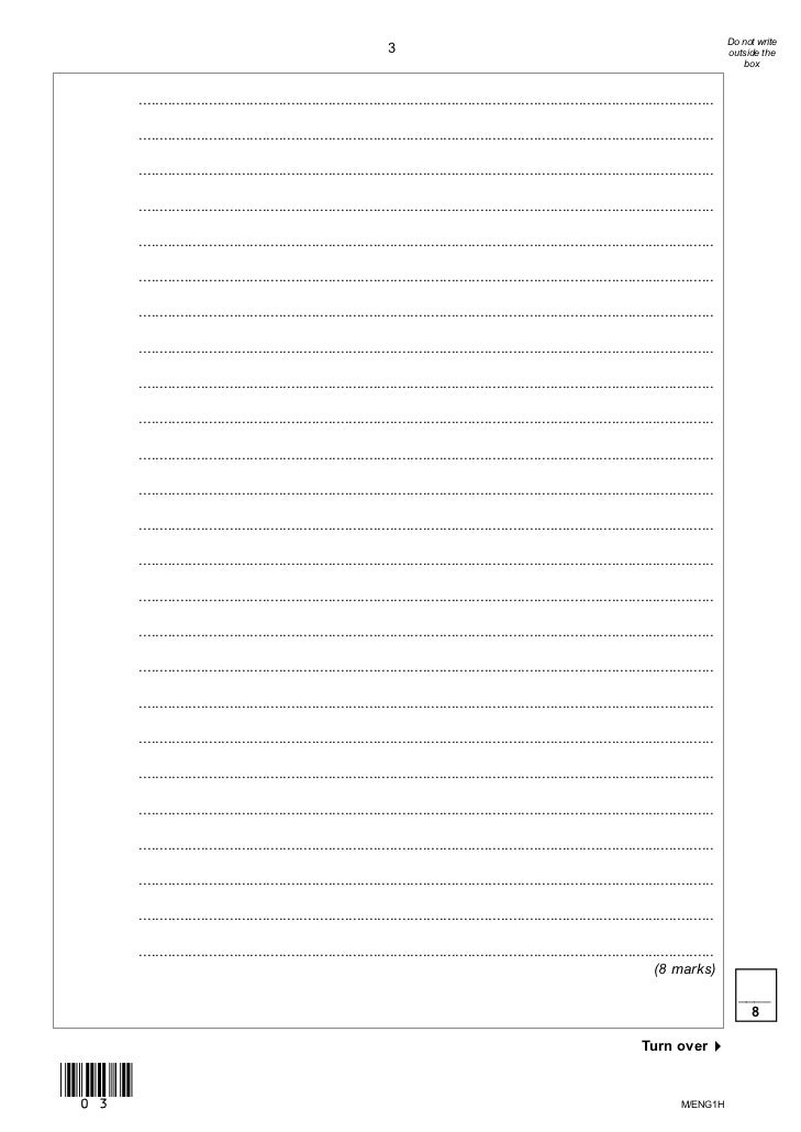 AQA English Lang Unit 1 exam paper