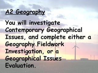 AQA Geography A level | PPT