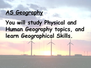 AQA Geography A level | PPT