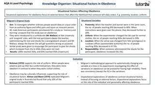AQA A Level Psychology Social Influence Knowledge Organisers.pdf