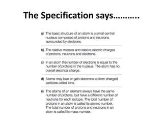 Atomic structure for AQA GCSE Physics | PPTX