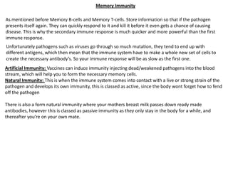 AQA Biology Unit 1 AS - Immunity | PPTX
