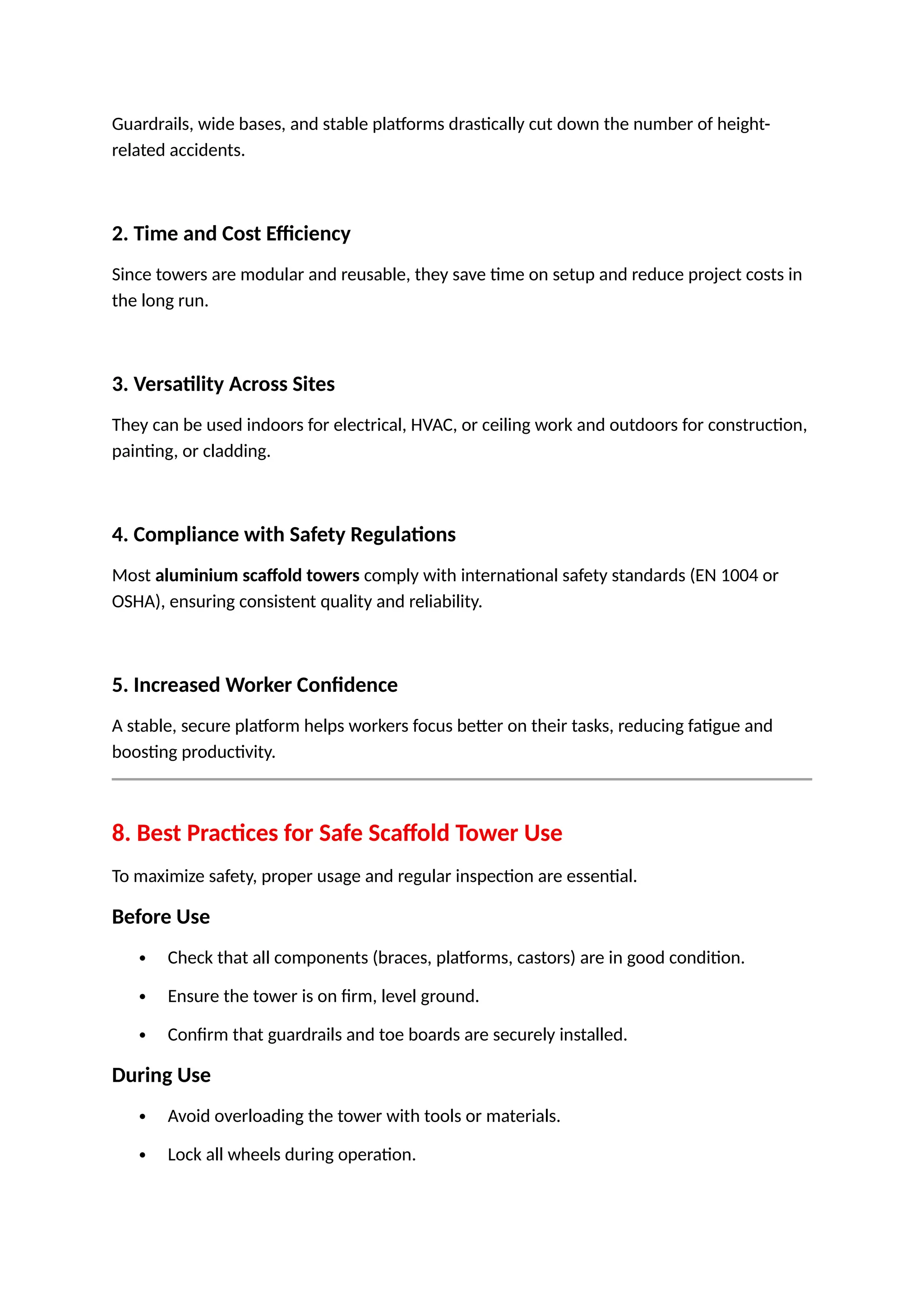 How Scaffold Towers Reduce Risk and Boost Safety in Construction Work ...