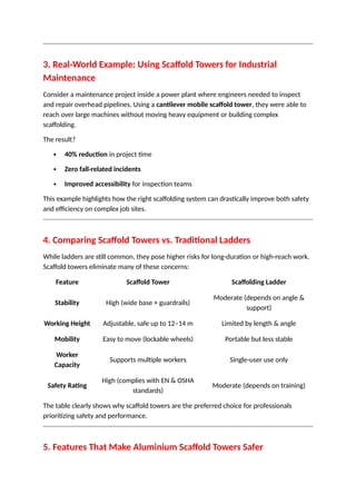 How Scaffold Towers Reduce Risk and Boost Safety in Construction Work ...
