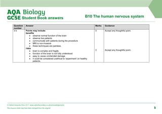 AQA Biology B10 [ Answers ] | PDF