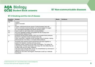 AQA Biology B7 [ Answers ] | PDF