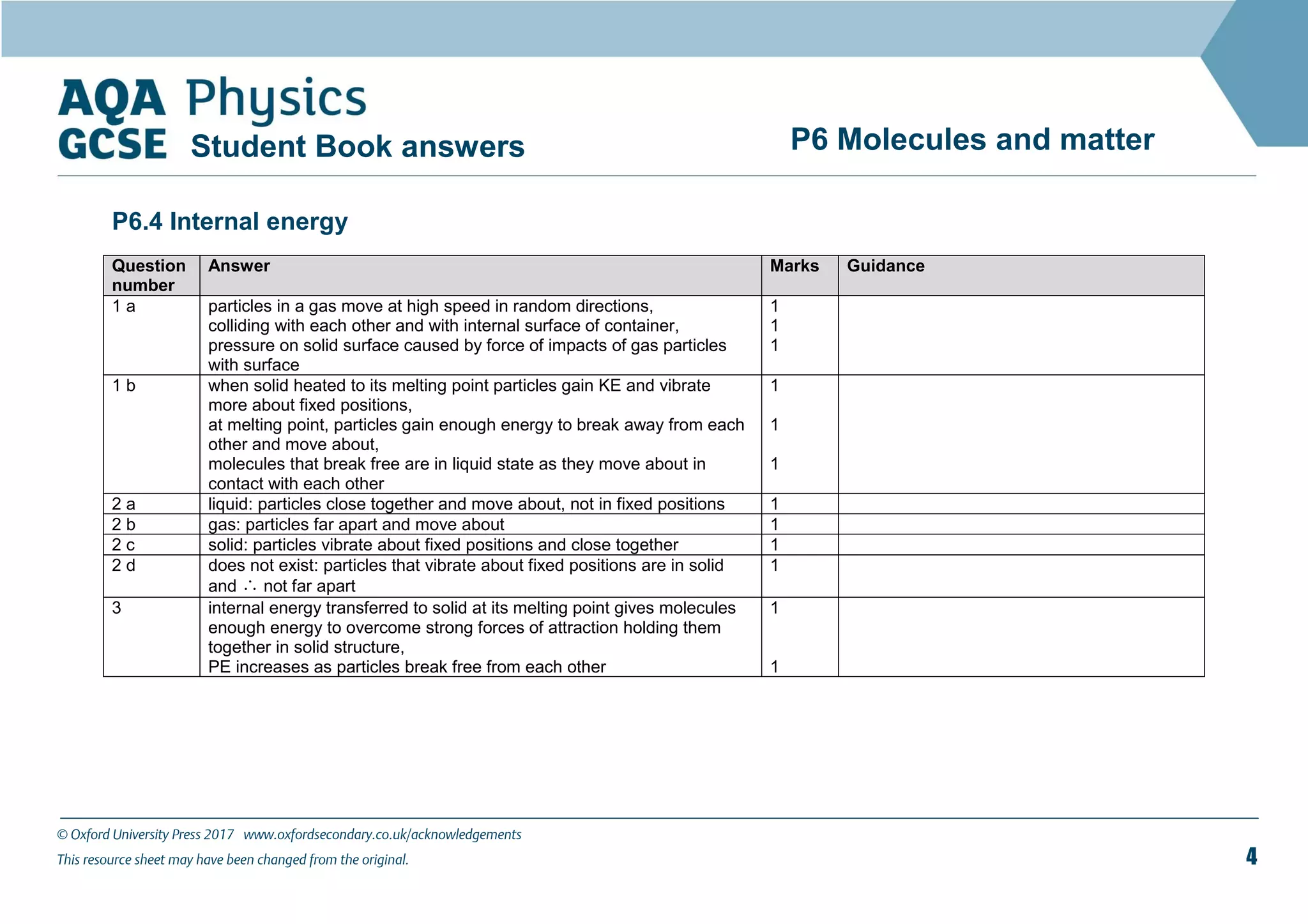 AQA Physics P6 [ Answers ] | PDF