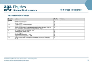 AQA GCSE Physics P8 [ Answers ] | PDF