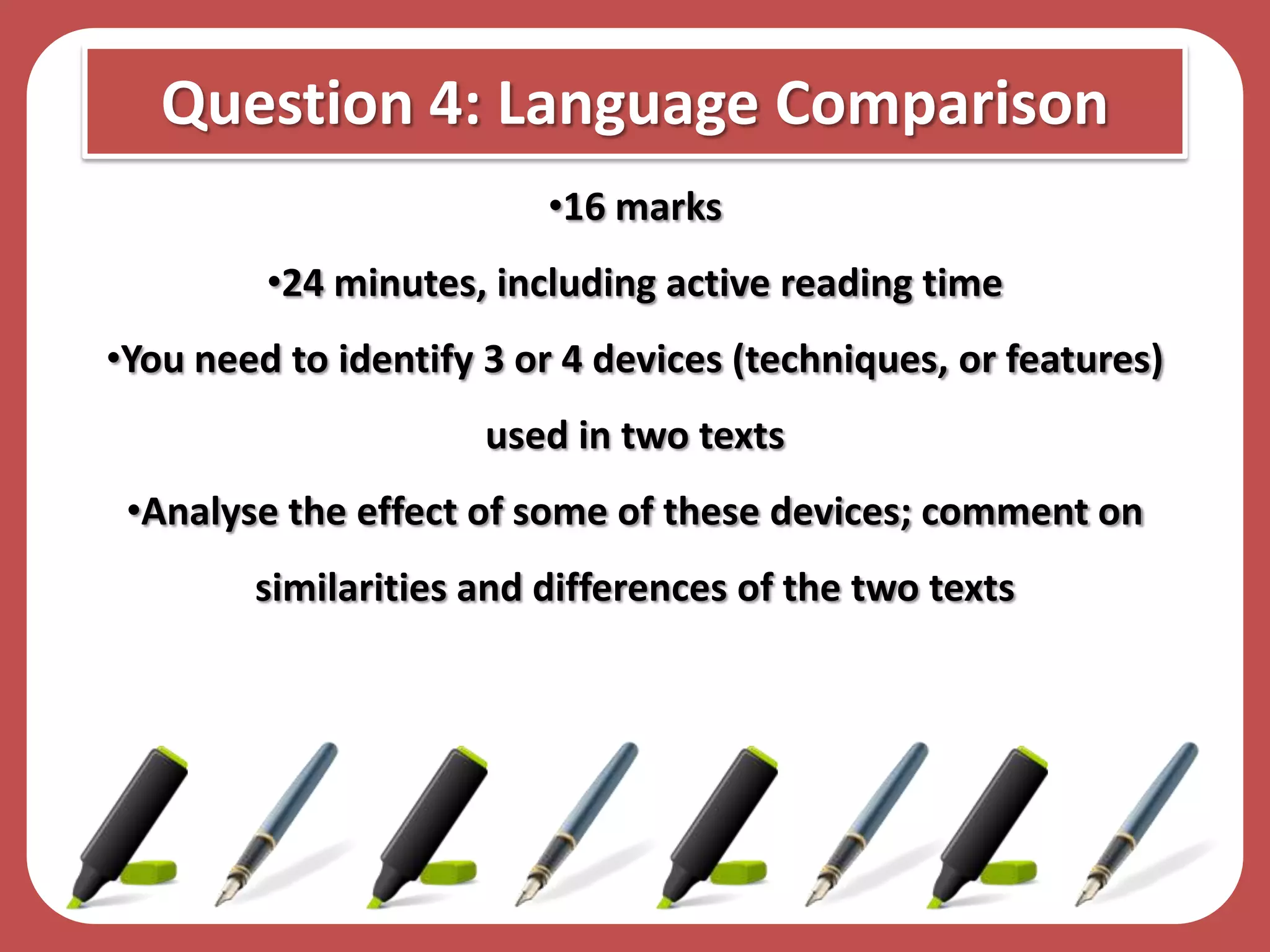 Aqa lang. -_reading_question_4_-_comparison | PPT