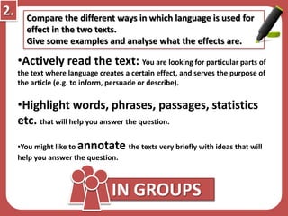 Aqa lang. -_reading_question_4_-_comparison | PPT
