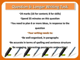 AQA English Language - Writing - Questions 5&6 | PPT