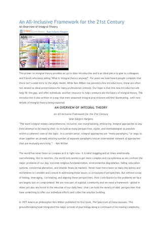 Aqal model uitgelegd | DOCX