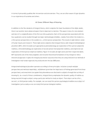 Aqal model uitgelegd | DOCX