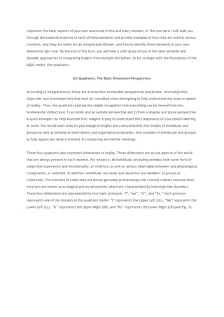 Aqal model uitgelegd | DOCX