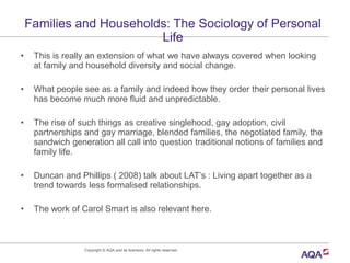 AQA Sociology presentation by Lydia Rushton | PPT