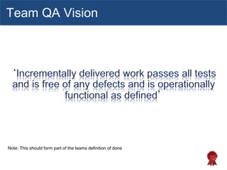 Agile QA presentation | PPT