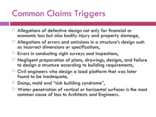 Aqarius design professional liability | PPT