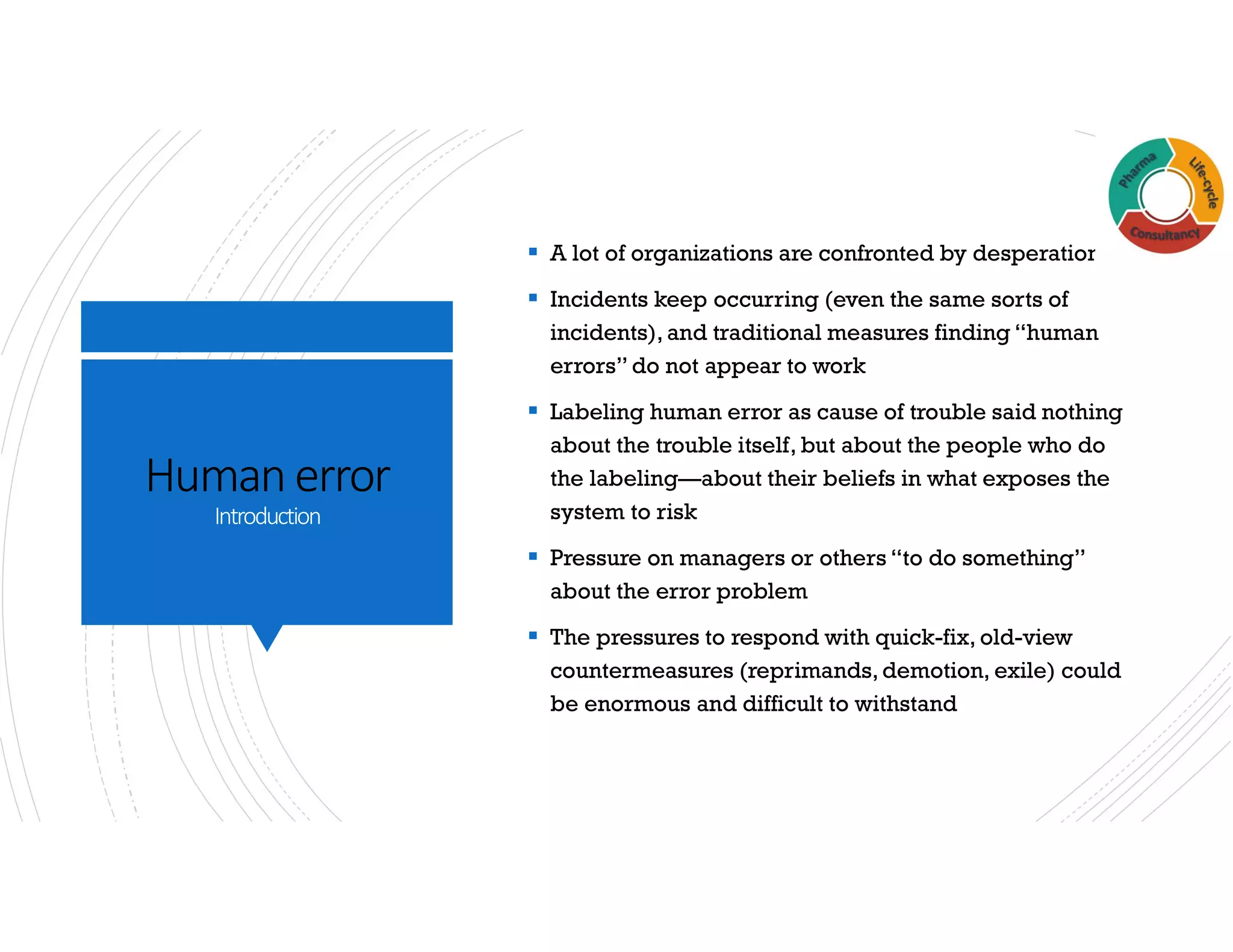 Aqbd seminar human error | PPT