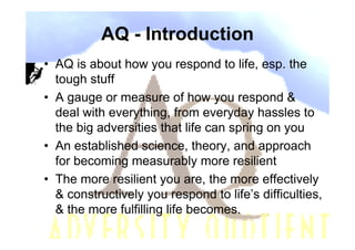 Adversity Quotient | PDF