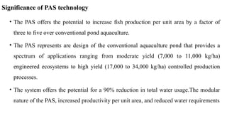 Partitioned Aquaculture systems & AQUAMIMICRY | PPTX