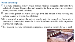Raceway and Integrated multi tropic aquaculture | PPTX