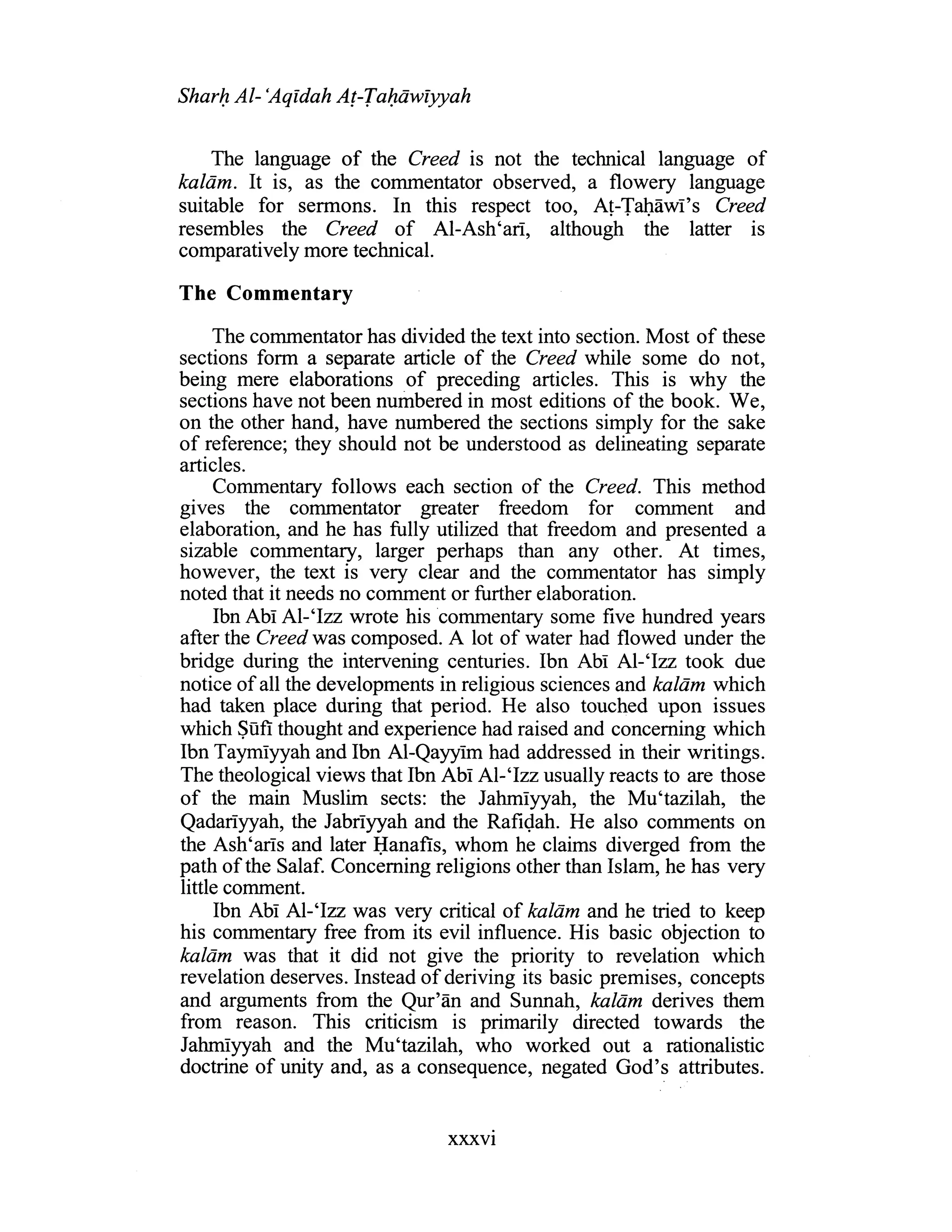 Aqeedah tahawiyyah-commentary-part1 | PDF