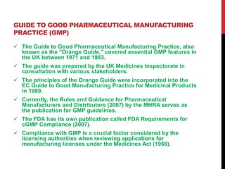 GOOD MANUFACTURING PROCESES IN FACTORY AND HOSPITAL HYGIENE | PPTX