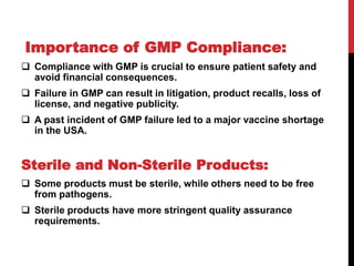 GOOD MANUFACTURING PROCESES IN FACTORY AND HOSPITAL HYGIENE | PPTX