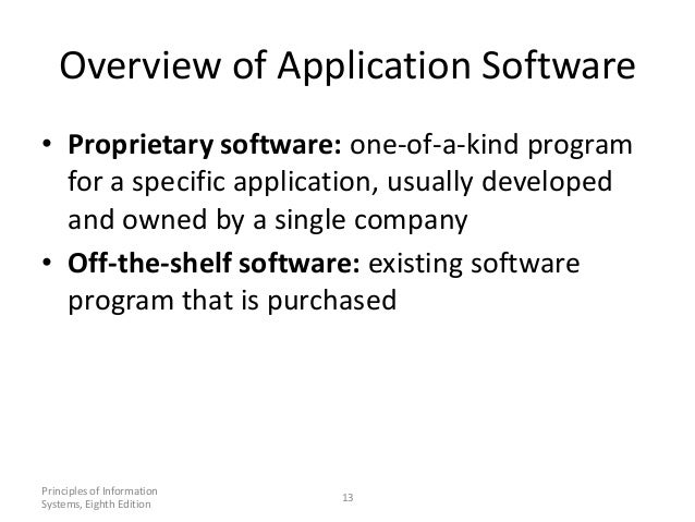 Application software packages
