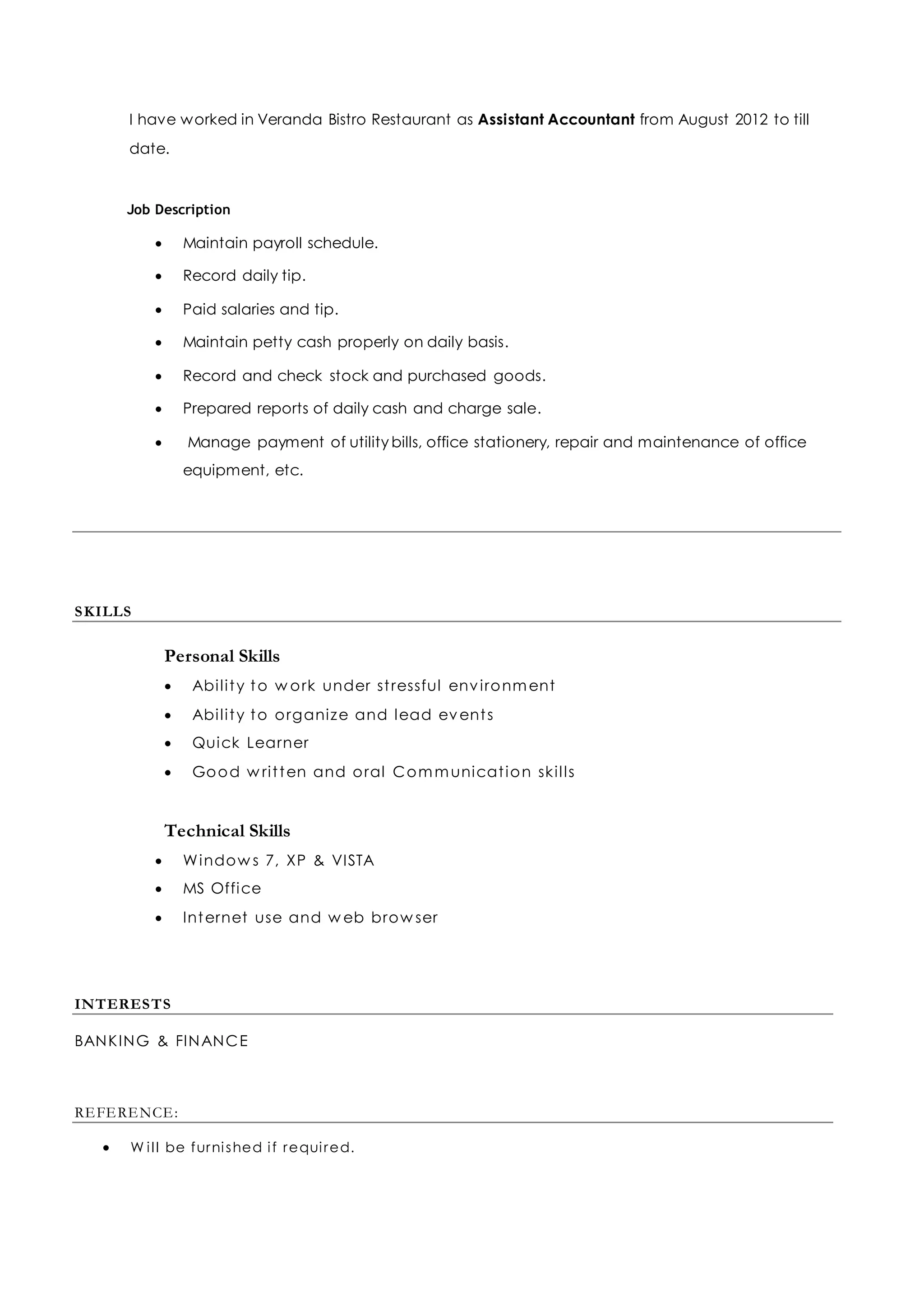 Aqeel abid cv | DOCX