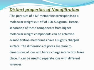 Nano Filtration In Water Supply Systems | PPTX