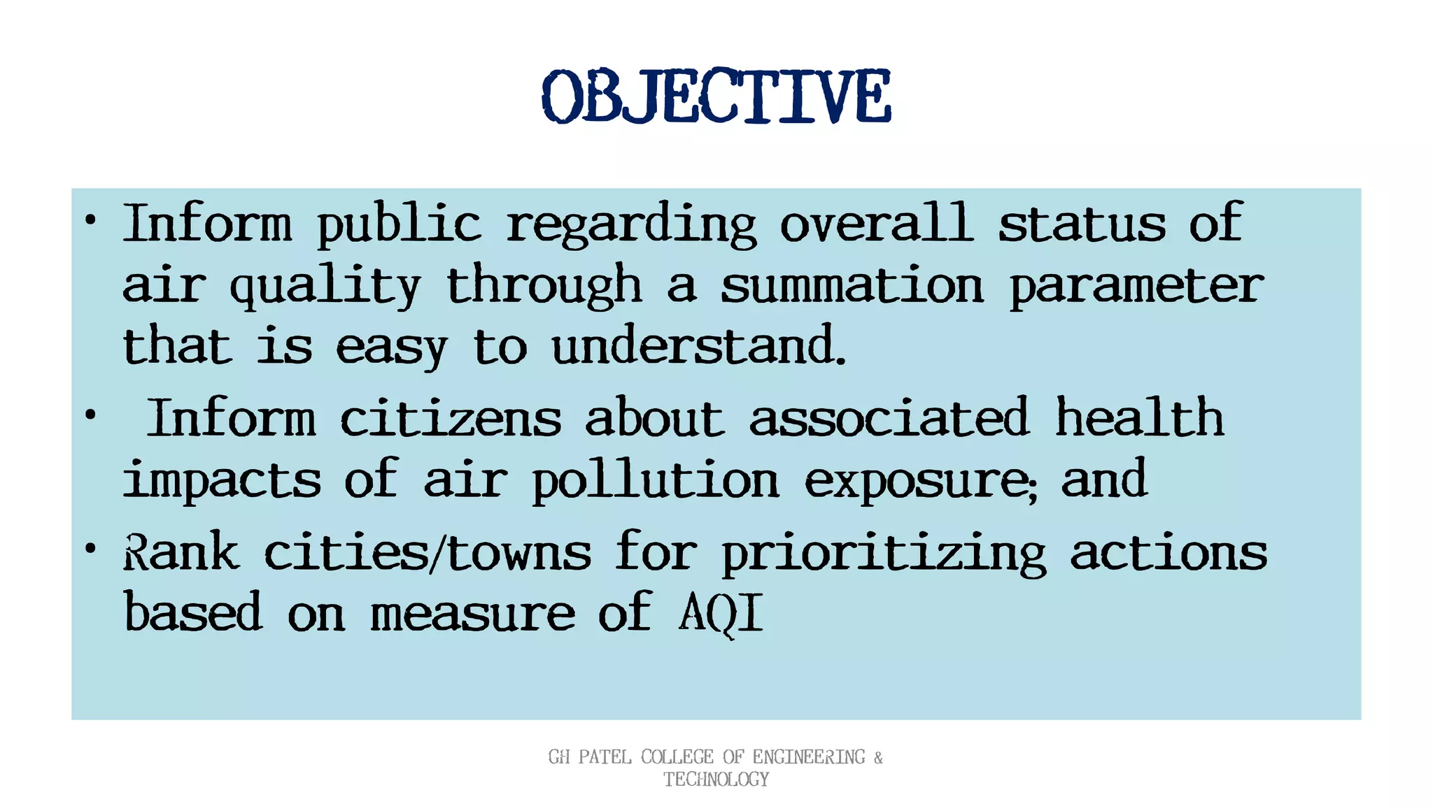AIR QUALITY INDEX MEASUREMENT | PDF