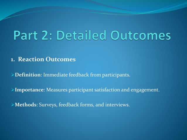 Training Evaluation Ppt Training Evaluation Ppttraining Evaluation Ppt Pptx