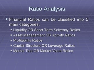 Financial Statement Analysis | PPT