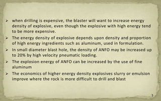 Selection of Suitable Explosives | PPTX