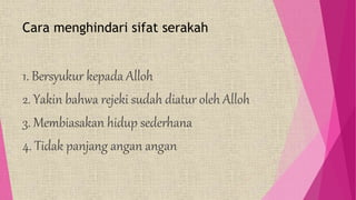 Aqidah Aklak kelas 5 MI sifat serakah.pptx