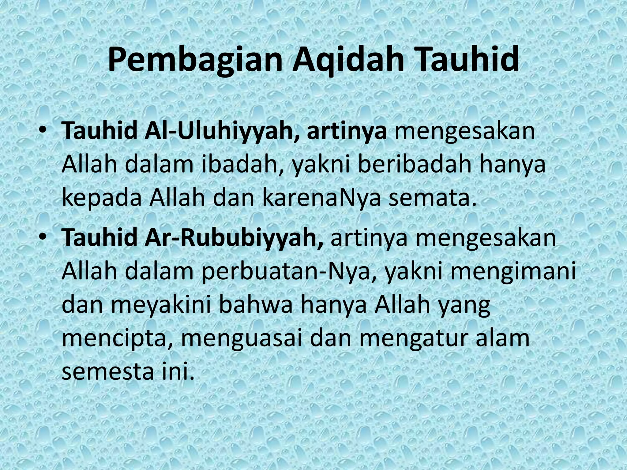 Aqidah dan akhlak | PPTX