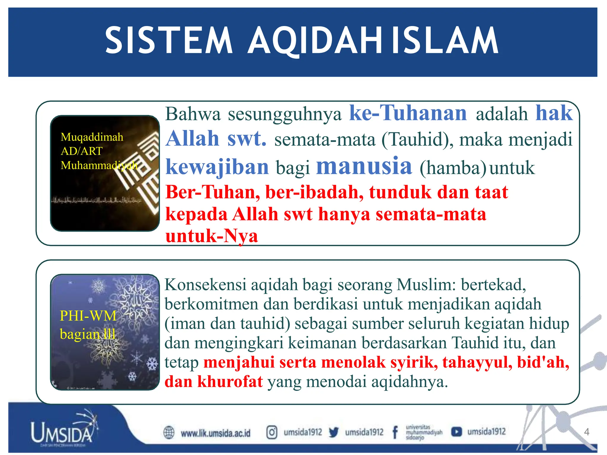akidah dan akhlak : AQIDAH ISLAMIYYAH.pptx